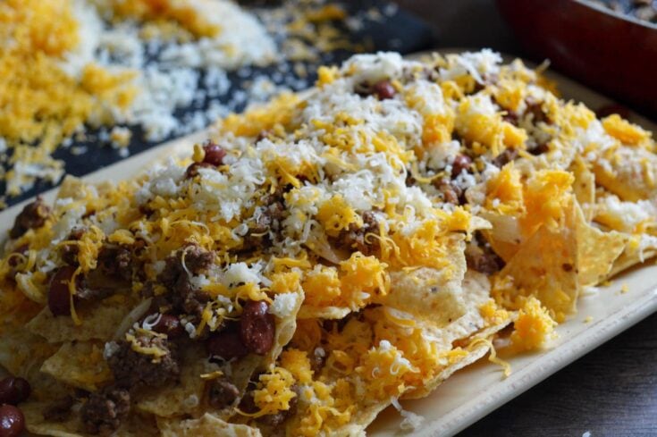 Easy To Make Fully Loaded Spanish Nachos - Latina Mom Meals
