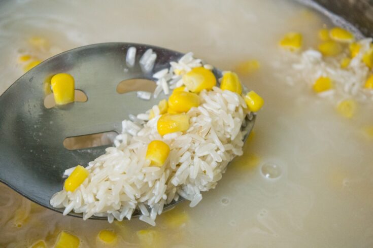 Arroz Con Maiz | White Rice with Corn Recipe - Latina Mom Meals