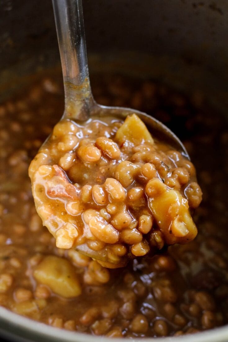 Navy Beans With Ham - Latina Mom Meals