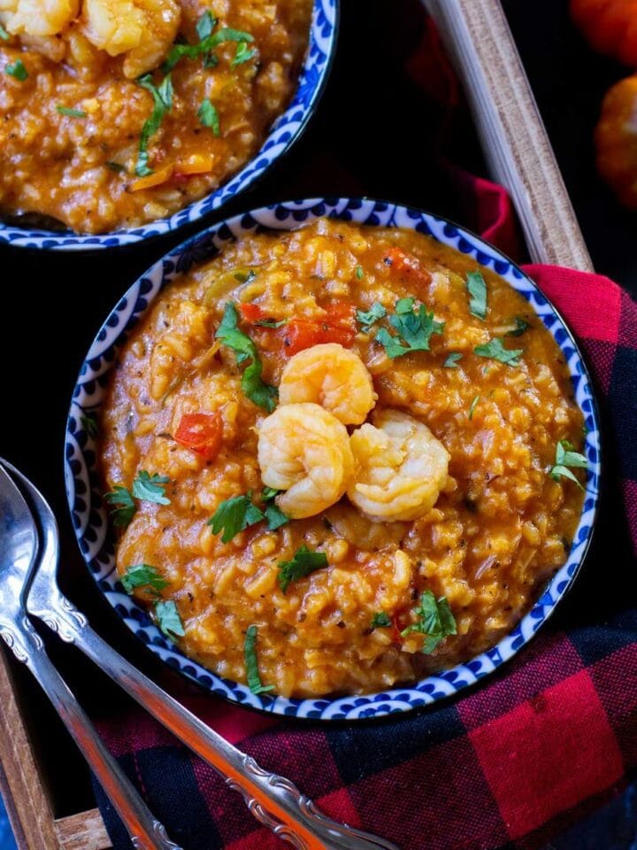 Asopao de camarones (Puerto Rican Shrimp Stew) | Latina Mom Meals