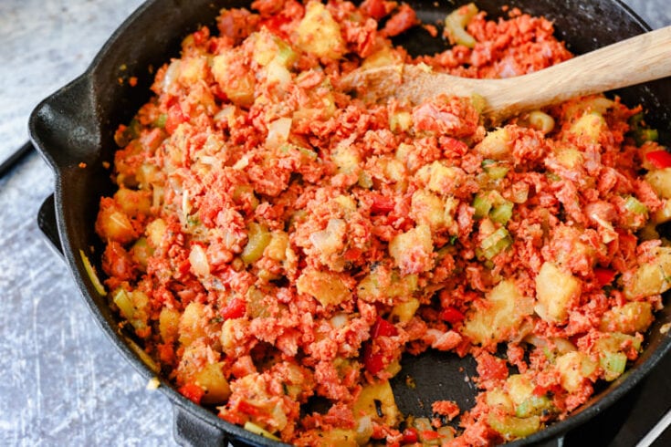 Chorizo Stuffing with Sweet Plantains | Latina Mom Meals