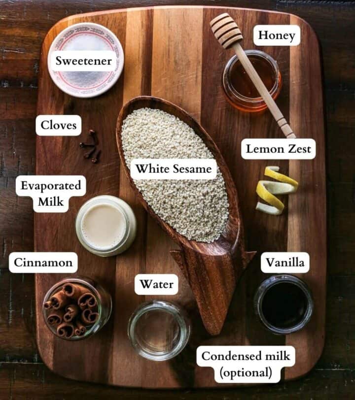 Puerto Rican Horchata de Ajonjoli: Sesame Seed Milk