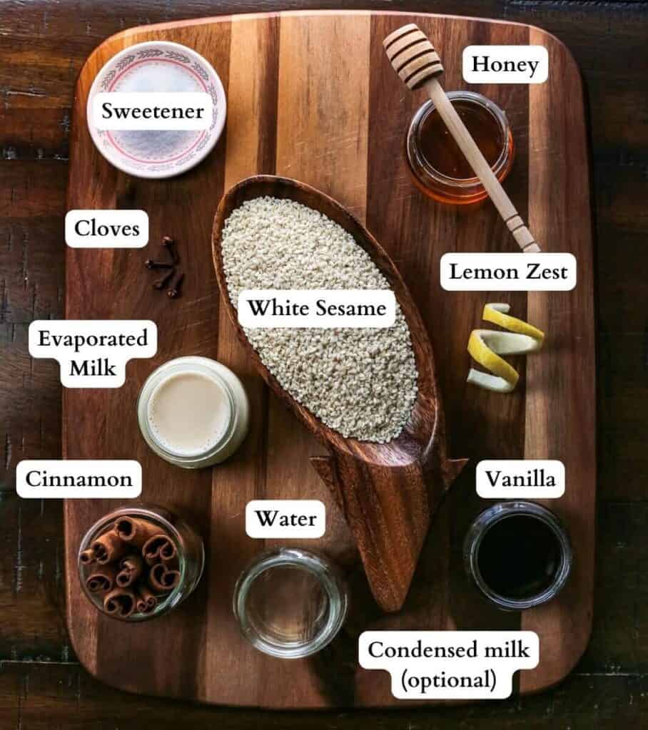 Puerto Rican Horchata de Ajonjoli: Sesame Seed Milk